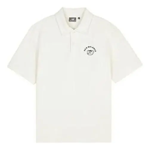 NEW BALANCE X Seiji Andy Graphic Polo Tee - White/black