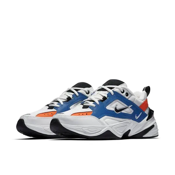 Nike M2k Tekno Low Top Sneakers - White/blue/red