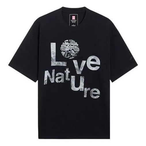 LI-NING Love Nature Graphic Loose Fit T-shirt