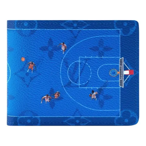 LOUIS VUITTON Basketball Slender Wallet - Blue