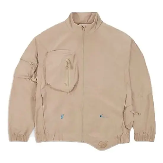Nike X Off-white Asymmetric Zipped Track Jacket