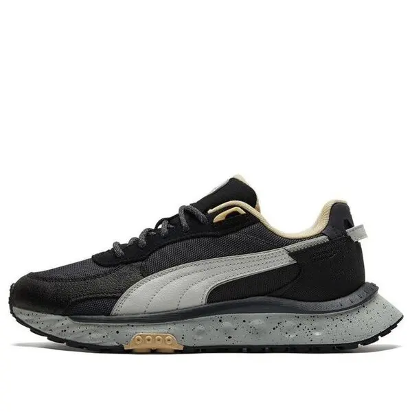 PUMA Wild Rider "winter Black Ebony" Casual Sneakers - Black/white