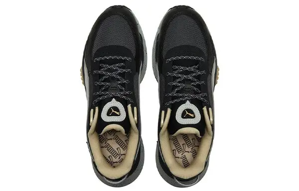 PUMA Wild Rider "winter Black Ebony" Casual Sneakers - Black/white