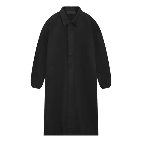 Fear Of God Ss24 Denim Car Coat - Black