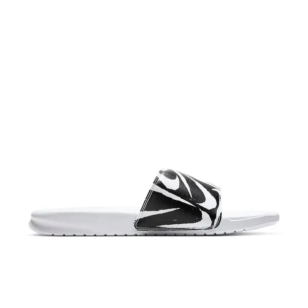 Nike Benassi Jdi Print Slide - White