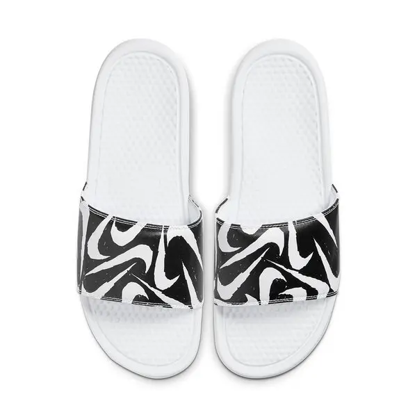 Nike Benassi Jdi Print Slide - White