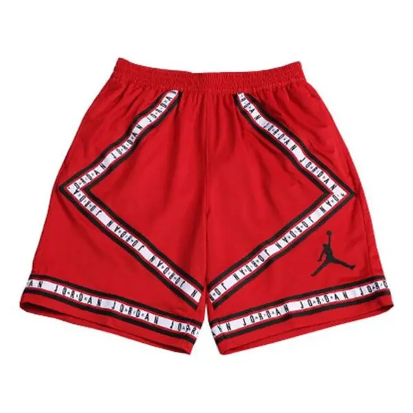 JORDAN Dri-fit Basketball Shorts - Red/white