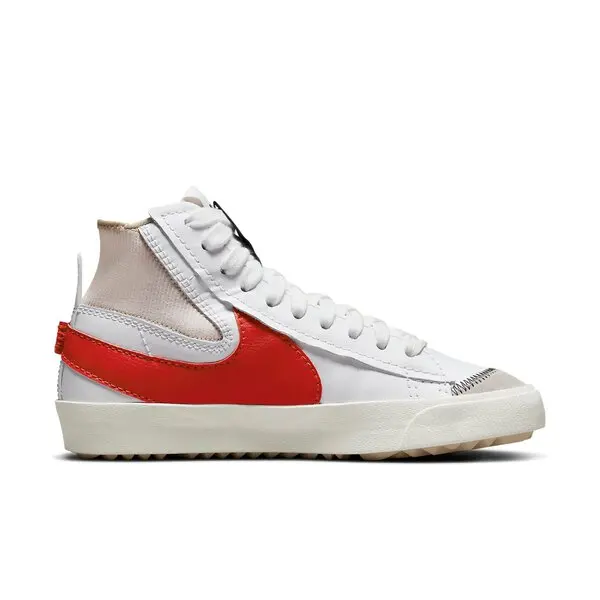 Nike Blazer Mid '77 Jumbo Sneakers - White/red