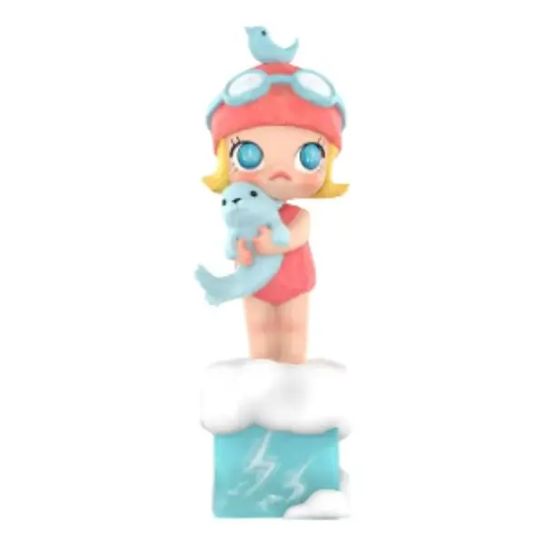 POP MART Molly Scenery Along The Way 20th Anniversary Series Figure 'sharing The Thunder - Multi-color