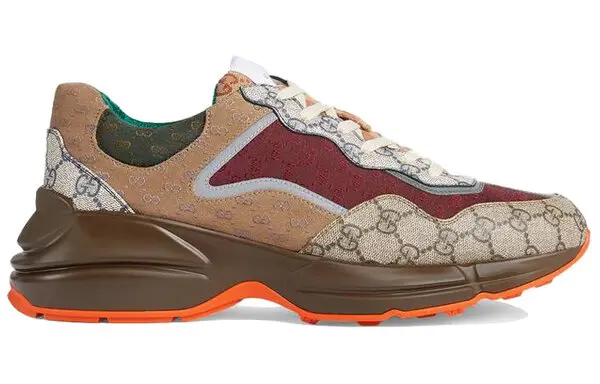Gucci Rhyton Sneakers - Brown