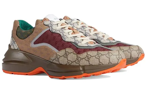 Gucci Rhyton Sneakers - Brown