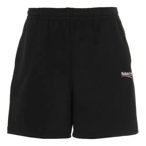 Balenciaga Political Campaign Short - Black