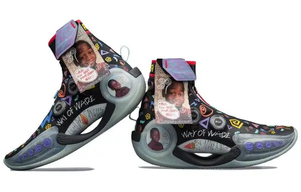 LI-NING Way Of Wade Infinity "moment" High Top Sneakers - Black/multi-clour