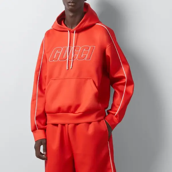 Gucci Neoprene Hooded Sweatshirt