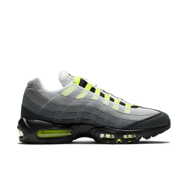 Nike Max 95 Og 'neon' 2020 Sneakers - Black/neon Yellow/light Graphite