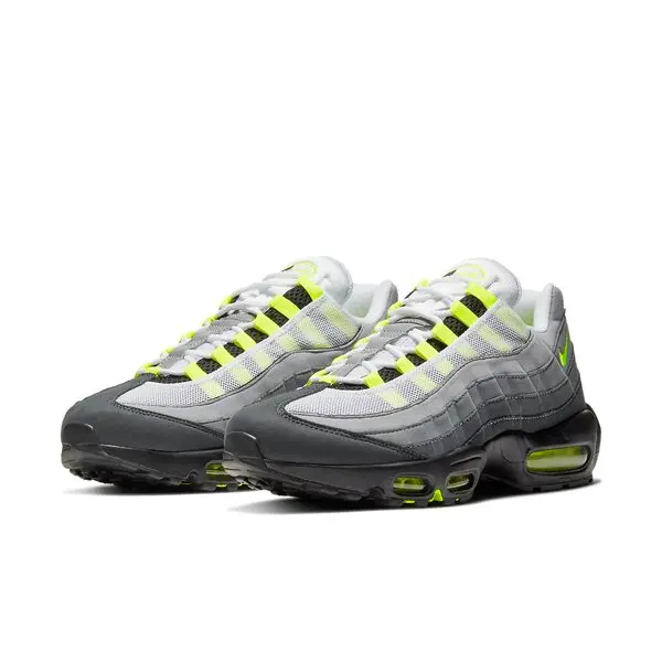 Nike Max 95 Og 'neon' 2020 Sneakers - Black/neon Yellow/light Graphite