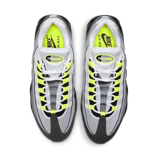 Nike Max 95 Og 'neon' 2020 Sneakers - Black/neon Yellow/light Graphite