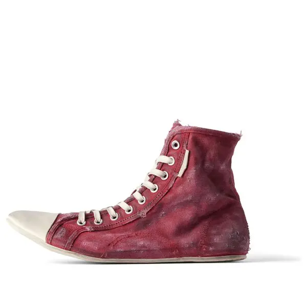 Balenciaga Ultra Flat High Top Sneakers - Red