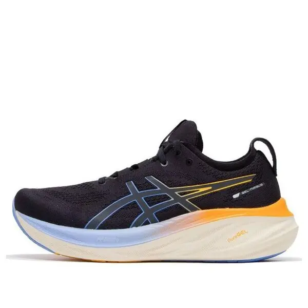 Asics Gel-nimbus 26 Lite-show Athletic Shoes - Black/beige/yellow