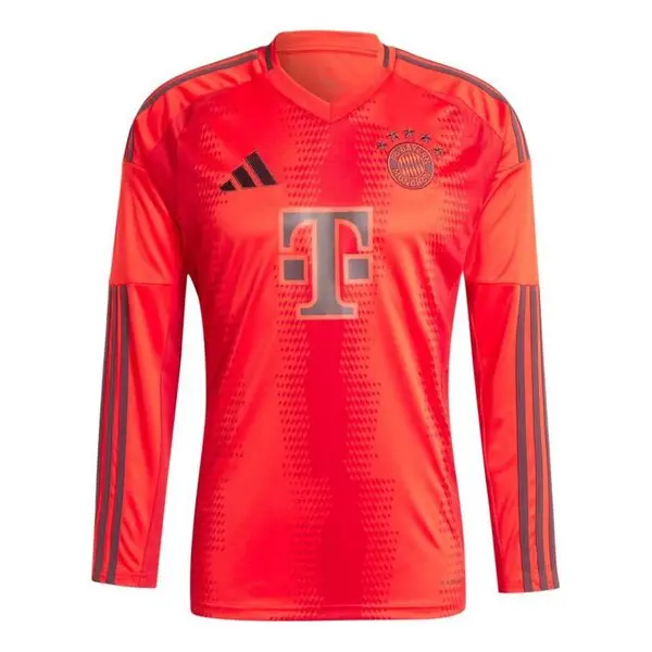 Adidas Fc Bayern 24/25 Long Sleeve Home Soccer Jersey - Red
