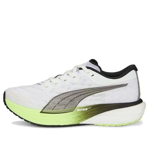 PUMA Deviate Nitro 2 Running Shoes - White/green/black