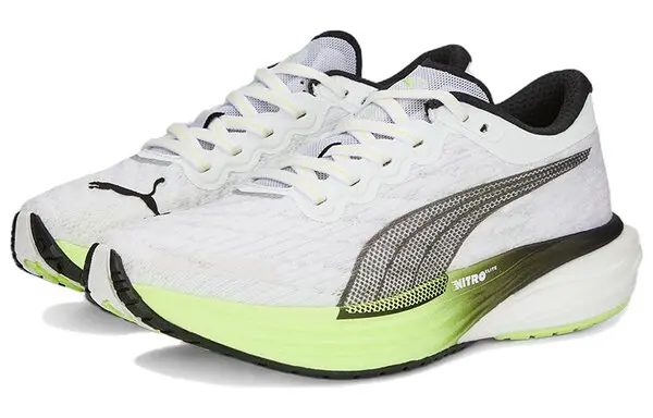 PUMA Deviate Nitro 2 Running Shoes - White/green/black