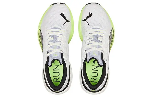 PUMA Deviate Nitro 2 Running Shoes - White/green/black