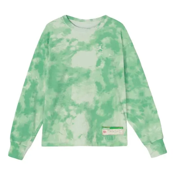 JORDAN X J Balvin Tie Die Long Sleeves T-shirt Asia Sizing - Green