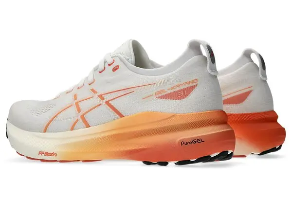 Asics Gel-kayano 31 Athletic Sneakers - White/orange/black