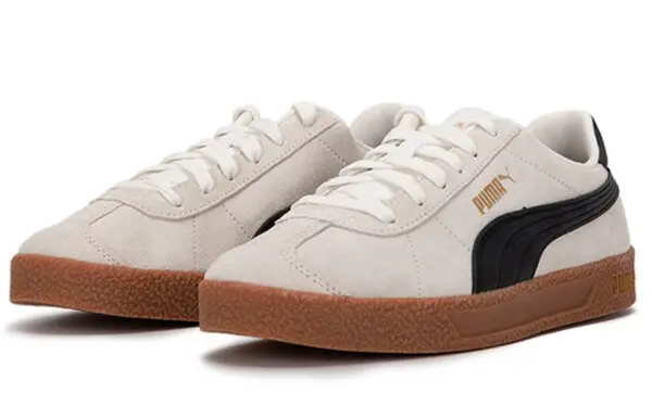 PUMA Club Marshmallow Gum Low Top Sneakers - Creamy