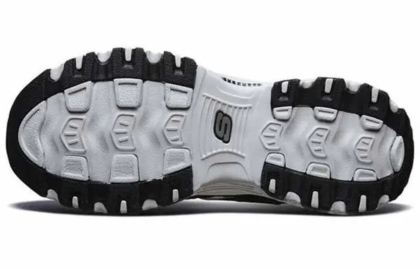 Sketchers D'lites 1.0 Low Top Sneakers - Black/white
