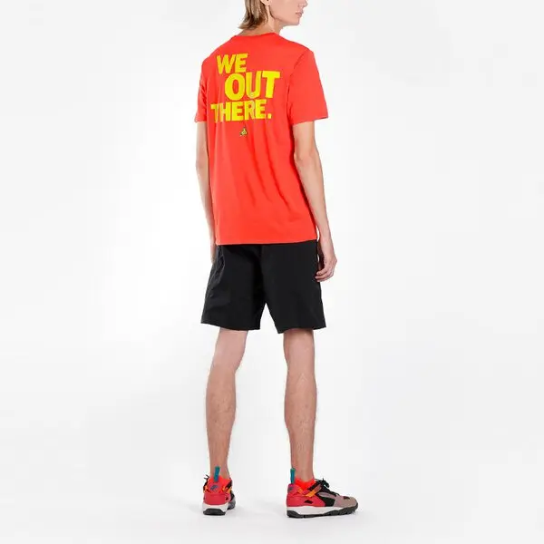 Nike Back Printing Short Sleeve T-shirt - Red