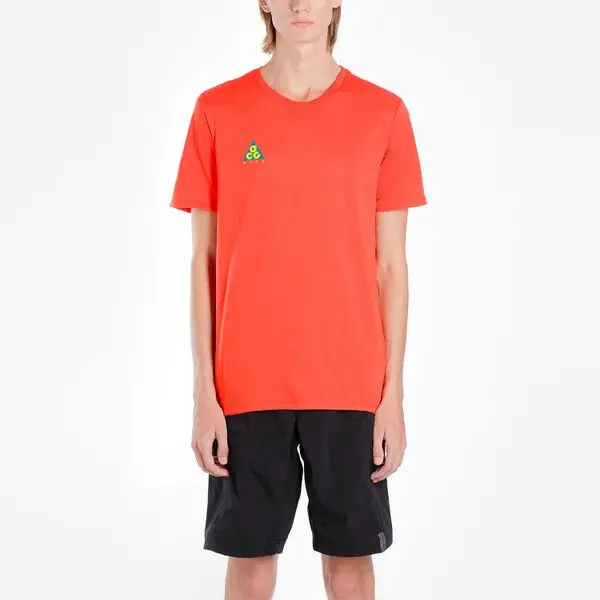 Nike X Back Printing Short Sleeve T-shirt - Red
