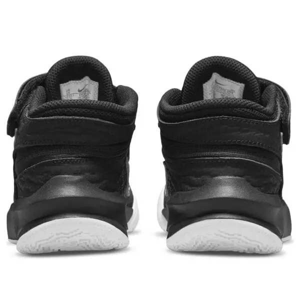 Nike Team Hustle D10 Flyease High-top Sneakers - Black/silver