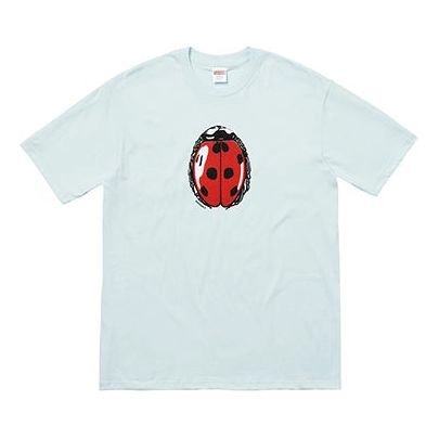 Supreme Ss18 Ladybug Tee Pale Blue Printing Short Sleeve - Light Blue