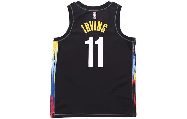 Nike Nba Brooklyn Nets Kyrie Irving 20-21 Season Fan Edition Jersey - Black