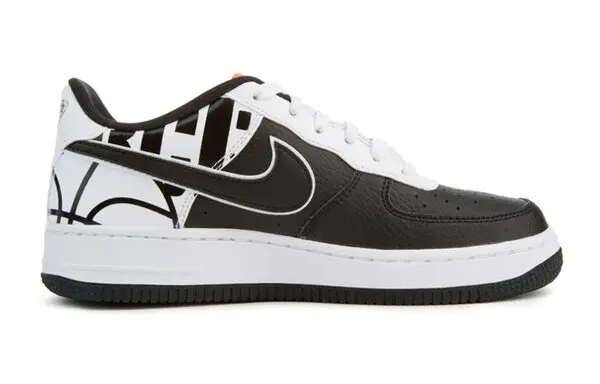 Nike Force 1 Low Lv8 Nba Pack Sneakers - Black