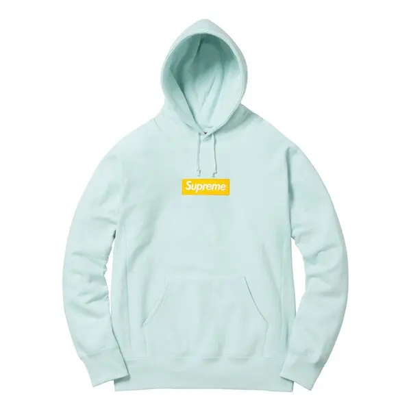 Supreme Fw17 Box Logo Hoodie - Green