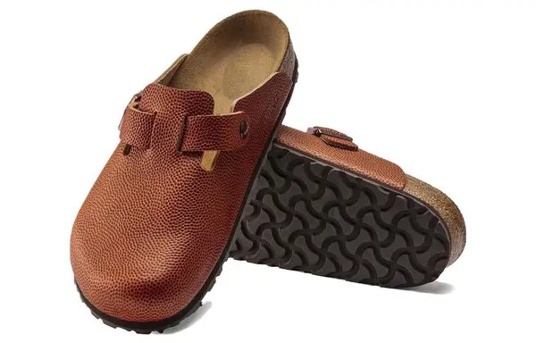 BIRKENSTOCK Boston Clogs With Embossed Horween Leather - Brown