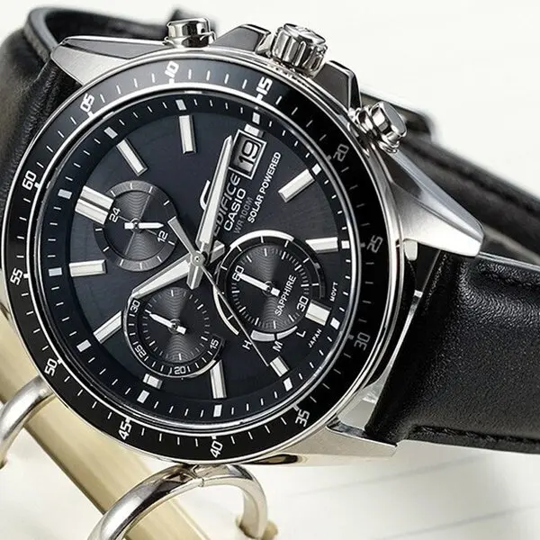 Casio Edifice Sapphire Crystal Solar Powered Analog Watch