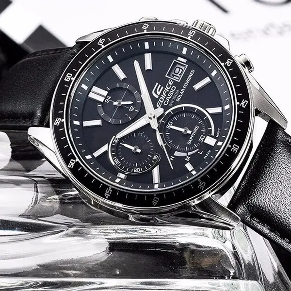 Casio Edifice Sapphire Crystal Solar Powered Analog Watch