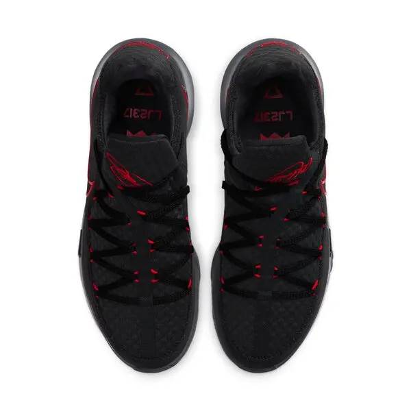 Nike Lebron 17 Low Basketball Sneakers - Black