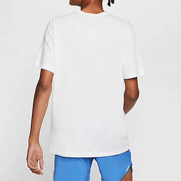 Nike Airathon Round Neck Short Sleeve - White