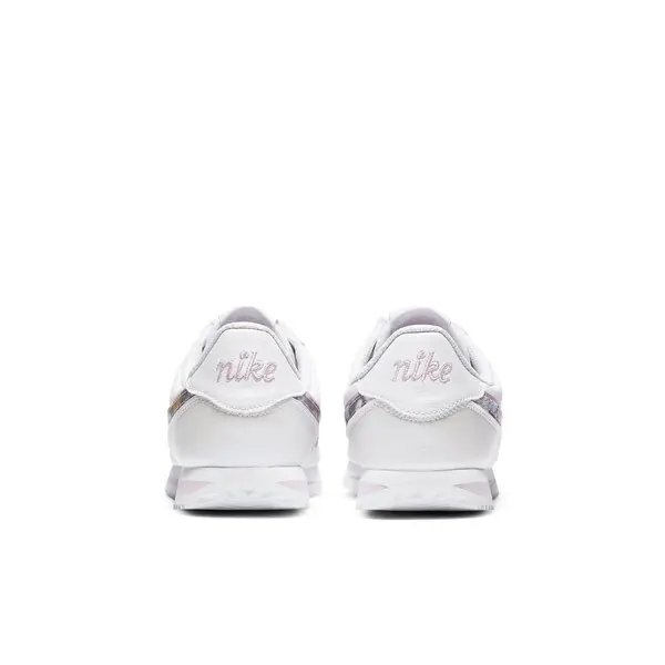 Nike Cortez Se "fuzzy Floral Print" Sneakers - While/arctic Pink