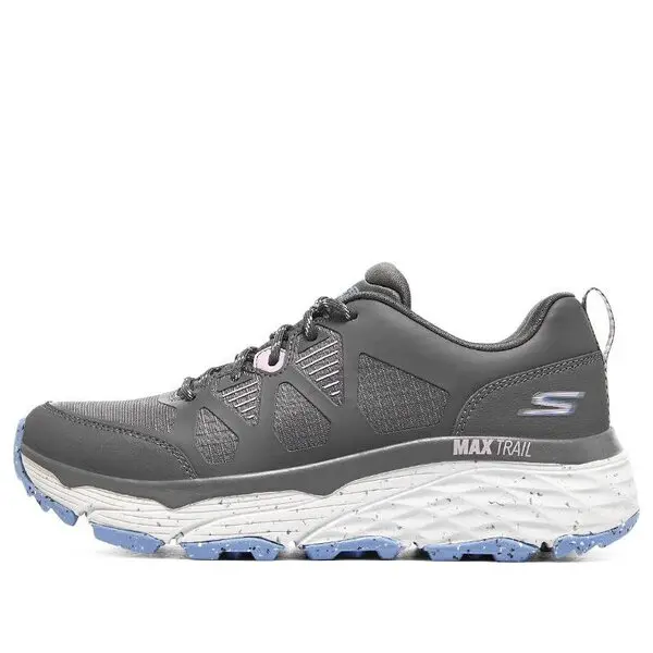 Sketchers Max Cushioning Athletic Sneakers - Grey/blue/white