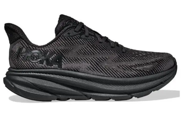 Hoka One One Clifton Athletic Sneakers - Black