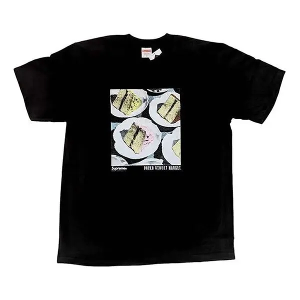 Supreme Fw18 X Dover Street Market Cake Dsm Tee - Black