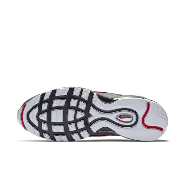 Nike Max 97 Sneakers - White/varsity Red-metallic Silver-black