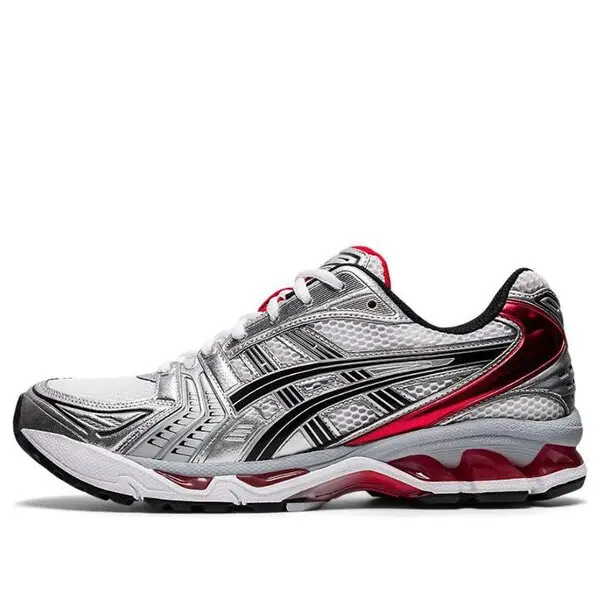 Asics Gel-kayano 14 "classic Red" Low Top Sneakers - White/red