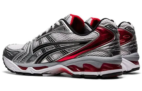Asics Gel-kayano 14 "classic Red" Low Top Sneakers - White/red
